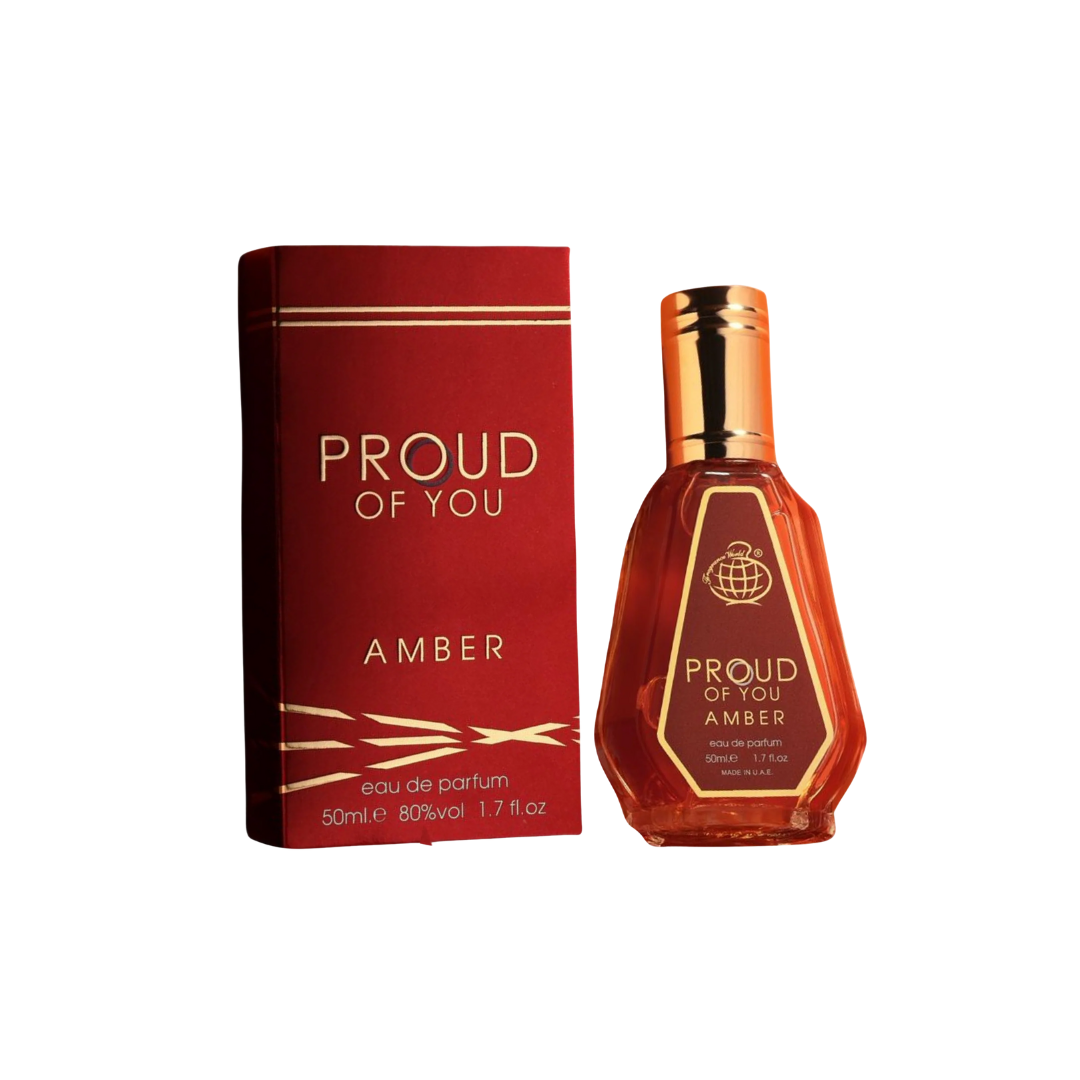 FRAGRANCE WORLD PROUD OF YOU AMBER 50ML EDP (H) – Beauty Perfumes