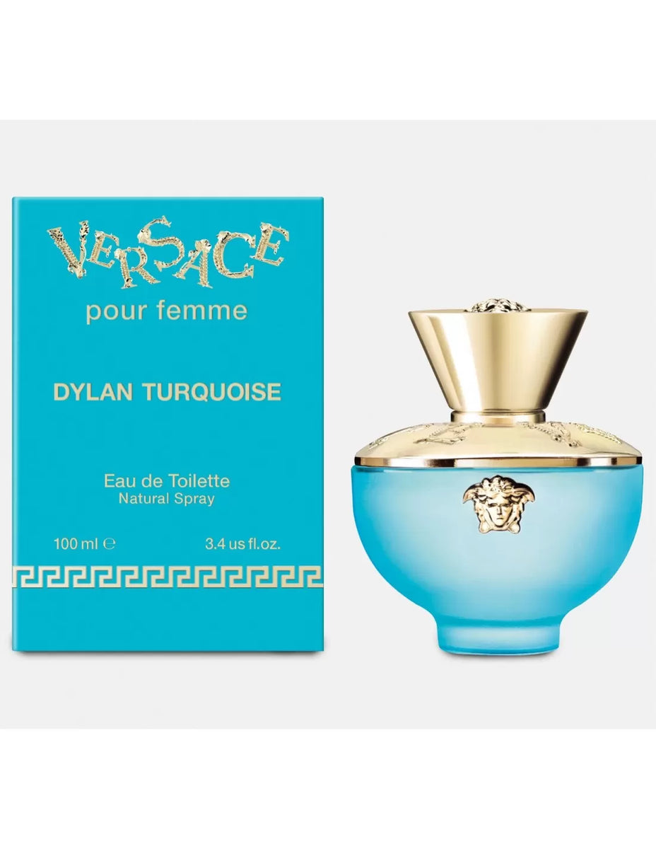 VERSACE DYLAN BLUE TURQUOISE 100ML EDT (M) – Beauty Perfumes